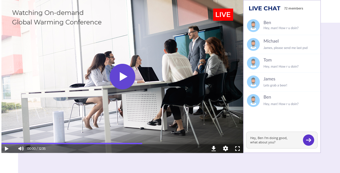 Secure Live Streaming Platform For Business With Monetization